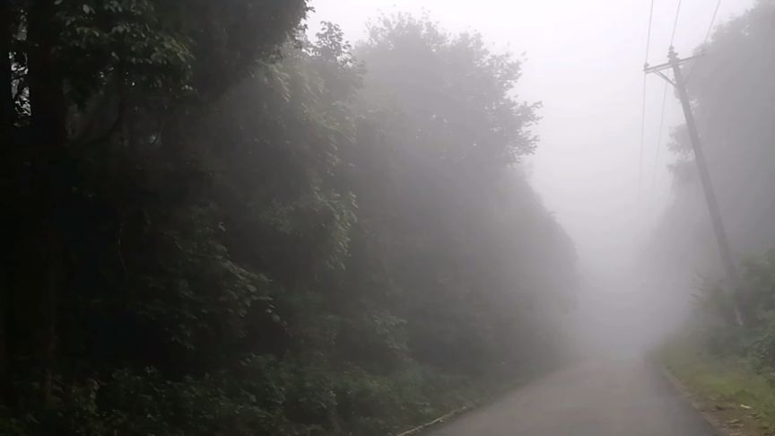 走遍云南之行走在云层里,中国第一枚茶邮票便是诞生于此