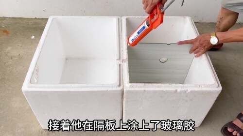 怎么制作鱼池水循环过滤系统,用两个泡沫箱制作的鱼池过滤系统