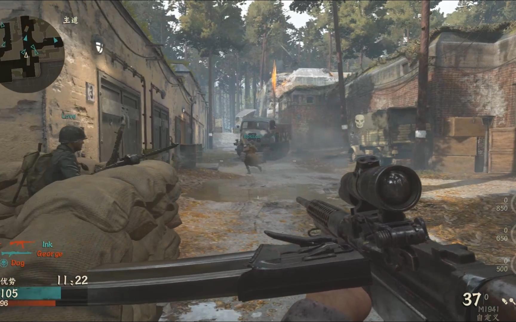 ...召唤二战,完整单机剧情,BOT离线对战和打僵尸模式,可以局域网联机