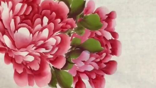 国画:教你画一幅牡丹图,层次分明,简单好学易上手,一起来看看吧!