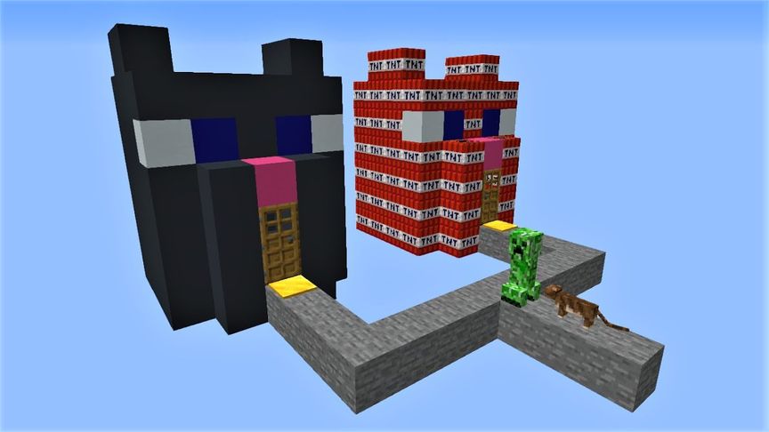 我的世界:MC苦力怕会选择进入什么房间?