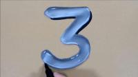 手绘达人在纸上画的数字“3”, 看着逼真又立体!