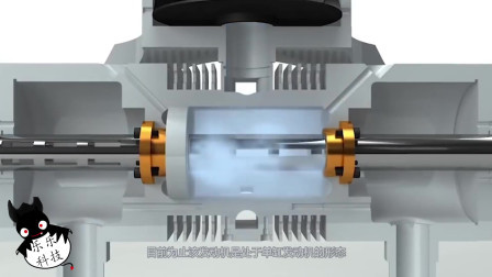 这款发动机单杠左右往复式运动,大大提升能量转化,成本也很低