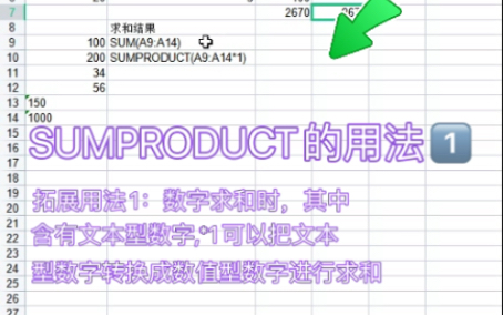 Excel 公式～SUMPRODUCT用法一
