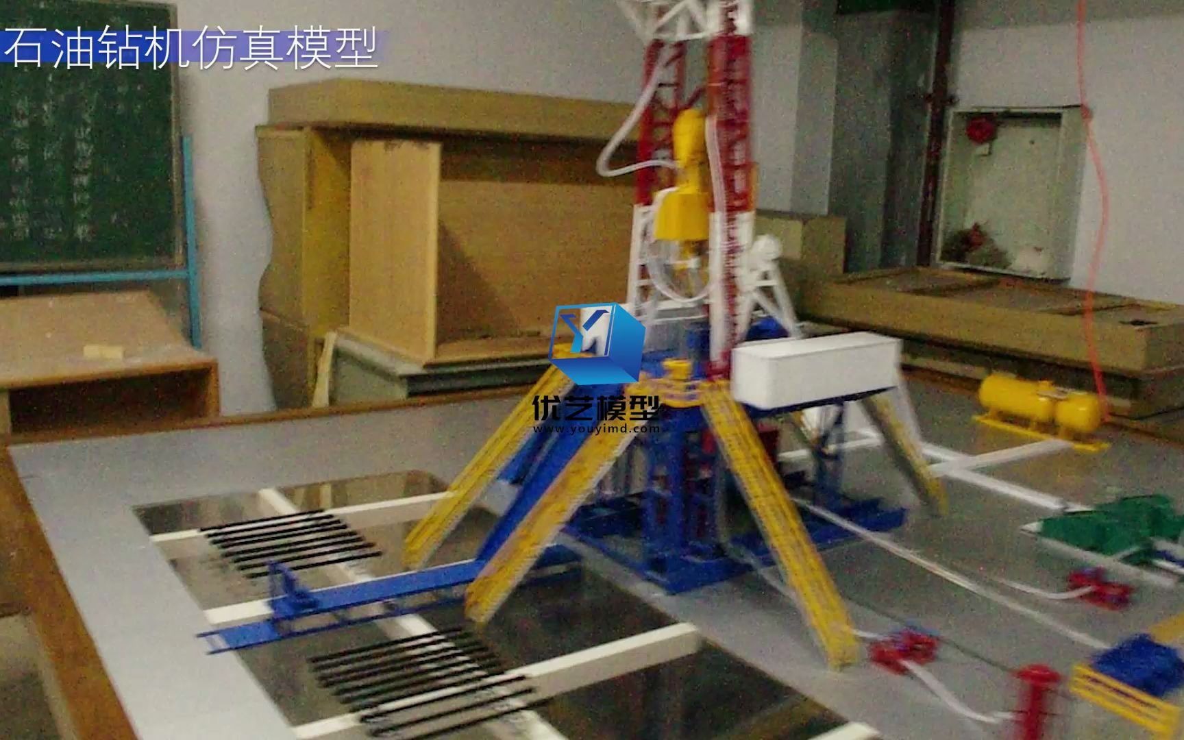 【湖南省优艺模型】石油钻机模型,钻机仿真模型,采油采气钻机模型