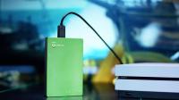 希捷Xbox专用移动硬盘,使用与存放一体的游戏硬盘