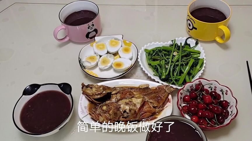 厨房里忙碌1小时,只要孩子们每天健康平安粗茶淡饭吃着也是幸福