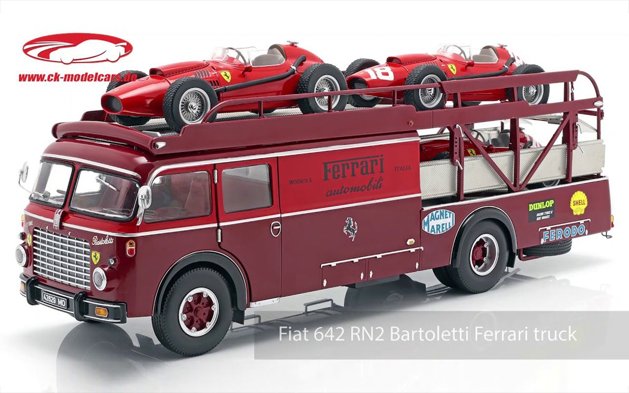 【汽车模型】CMR 1:18 法拉利车队F1运输车 菲亚特 642 RN2 Bartoletti