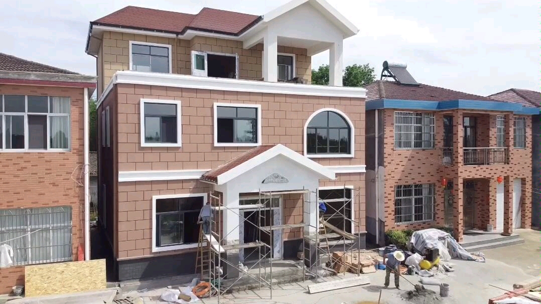 幸福家园重钢别墅建造过程,即将完工～