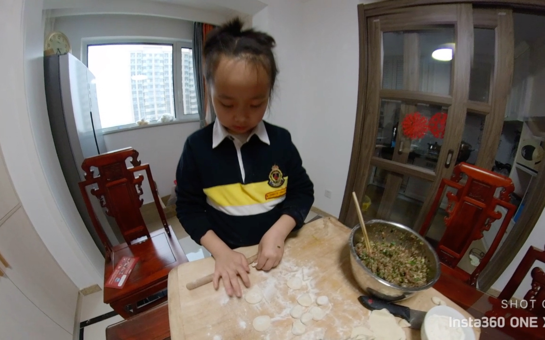 【女儿寒假作业】劳动---包饺子