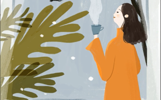 【商业插画】你心中的小雪节气是怎样的?唯美画面插画给你不一样的...