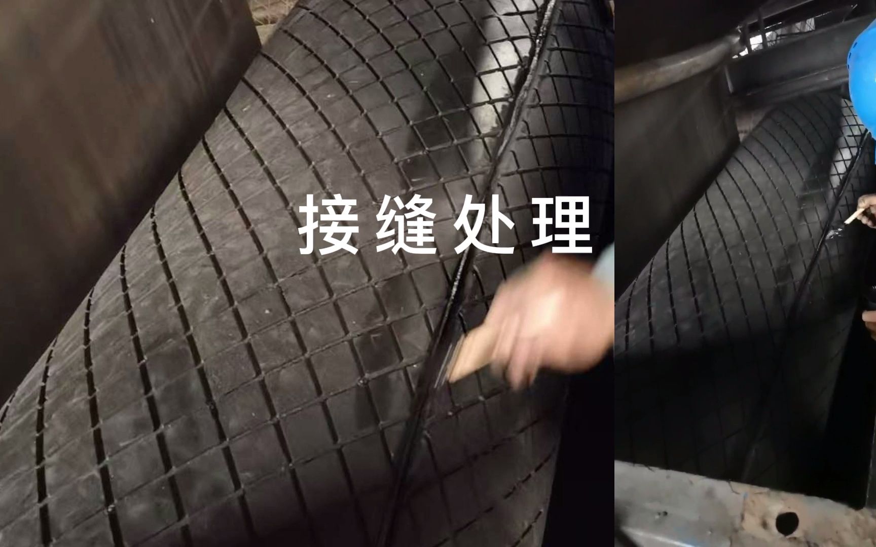 滚筒包胶是怎么施工的呢?滚筒包胶冷粘胶板