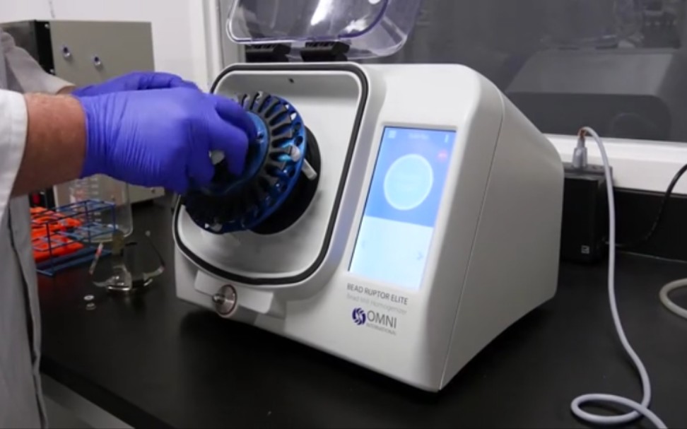 犬粪便的均质破碎