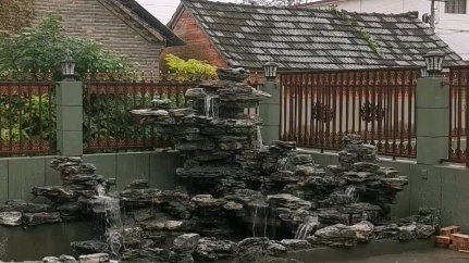 苏州庭院鱼池假山设计,过滤,喷泉,别墅庭院景观设计公司