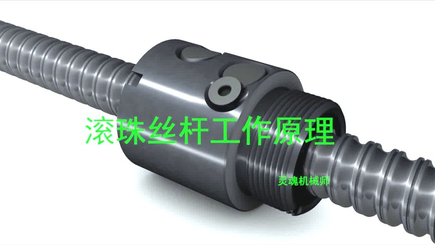 机械标准件——滚珠丝杆工作原理