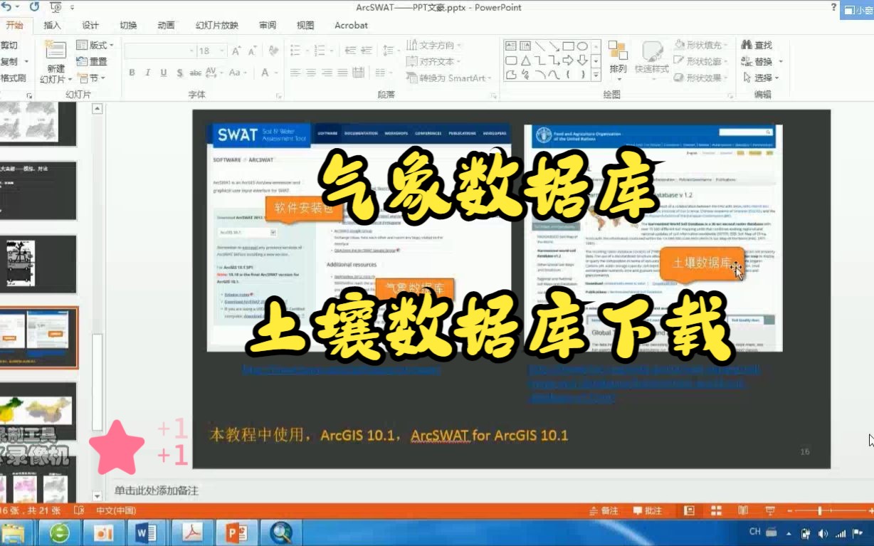 ArcSWAT气象数据库与土壤数据库下载