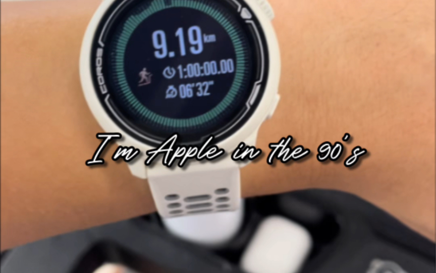 用手表记录运动,手表拍照卡点,有点燃。希望2024年能破400、破330,...