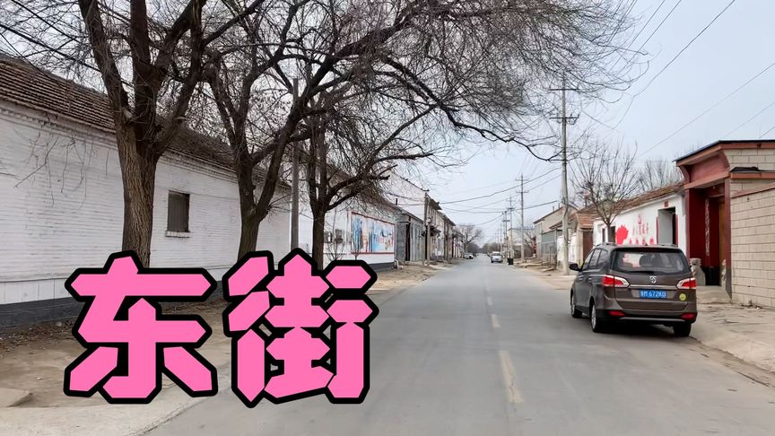 山东滨州滨城区滨北街道东街,凤凰城内的直通杜家大院的一条街!