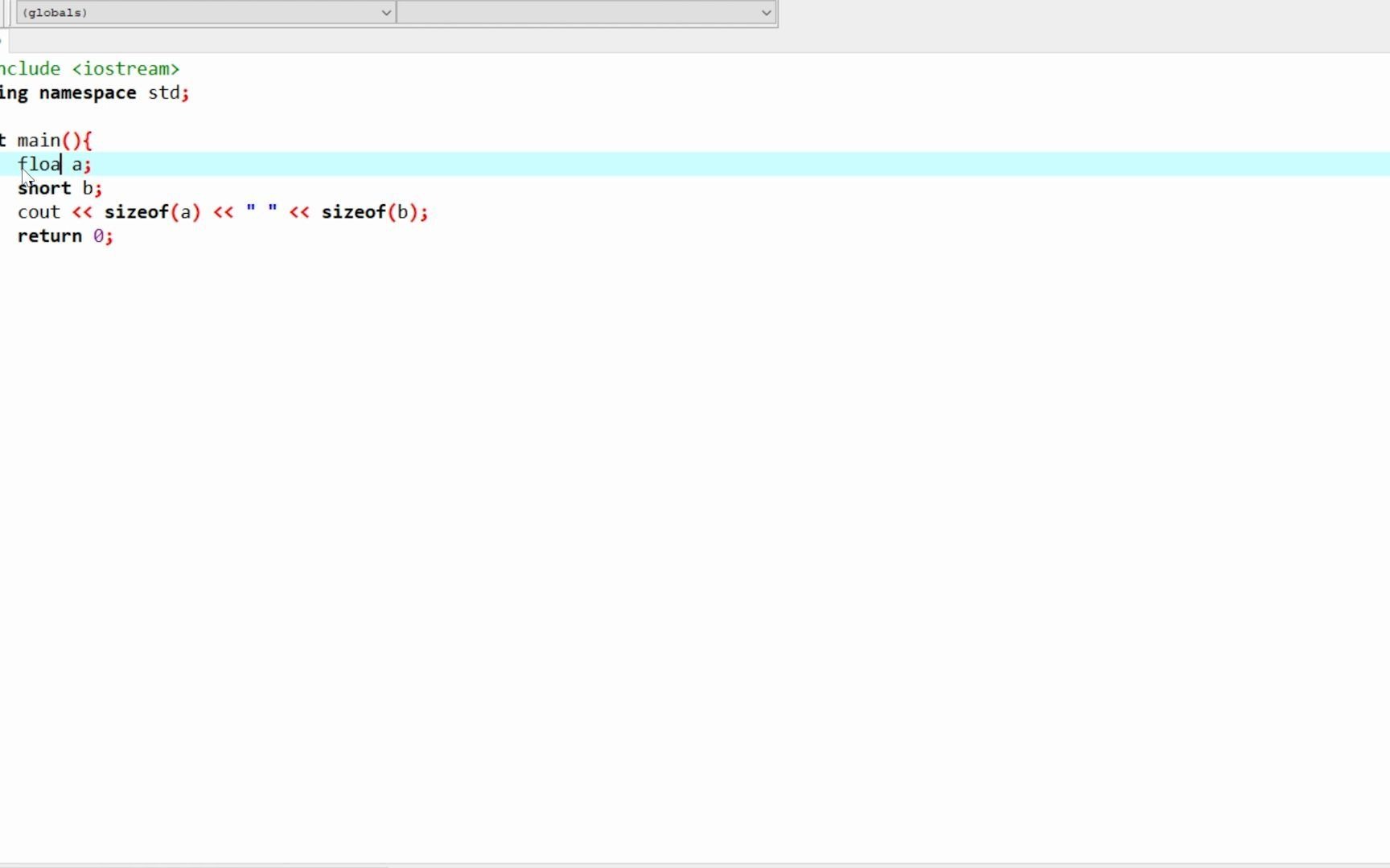 C++标准数据类型之间转换