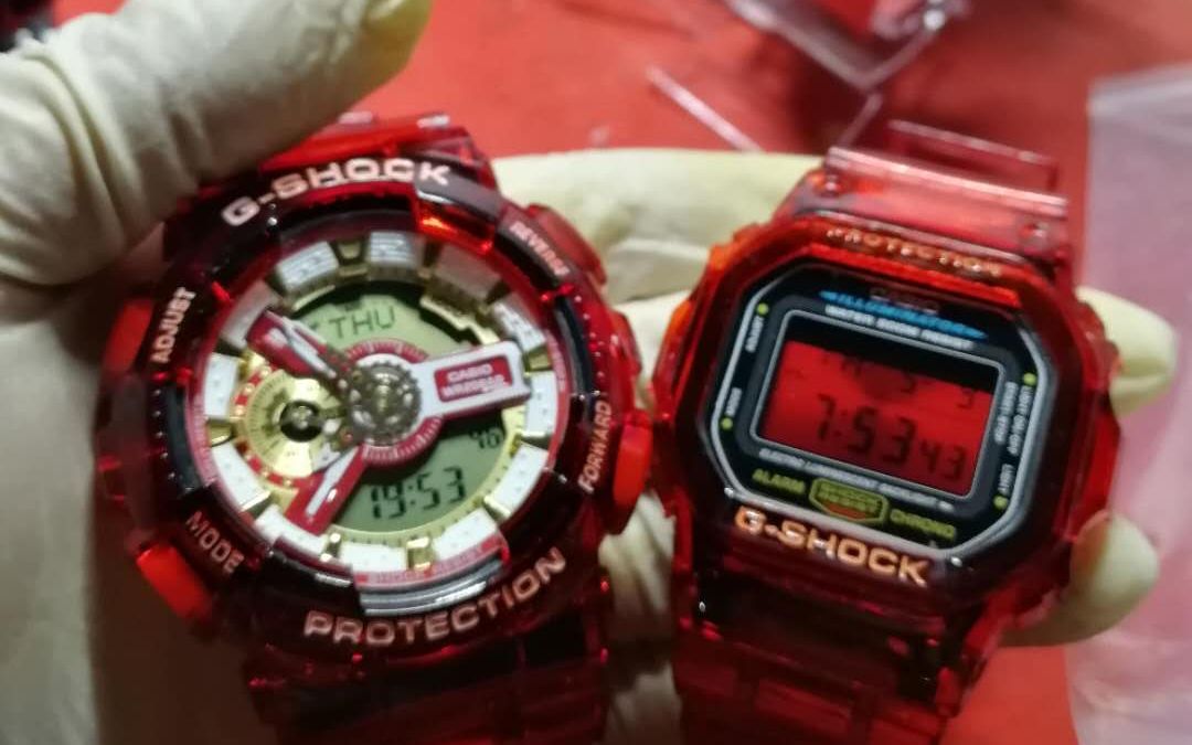 给一个卡西欧G-SHOCK手表的换壳子换表带的过程,以ga110cs为例,...