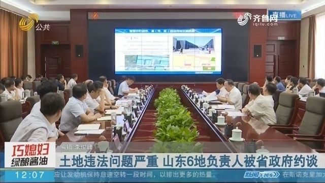 违法占用耕地面积比例均超15%,山东6地负责人被省政府警示约谈