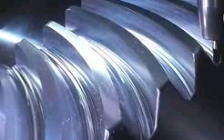 湾湾的工业黑科技 五轴数控机床加工中心-螺旋伞齿轮加工演示