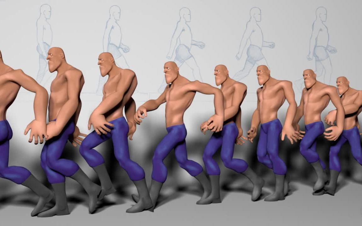 【Maya】人物走路周期动画制作教程