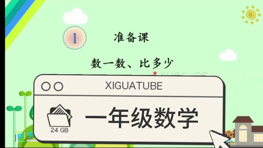 一年级数学(第一课时)《数一数》
