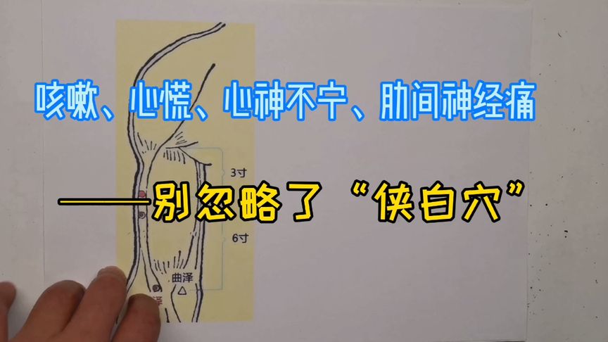 神奇的穴位——咳嗽,心慌,心神不宁,咳嗽。这个穴位试一下。