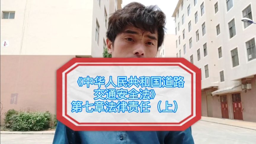 《中华人民共和国道路交通安全法》法律责任(上)