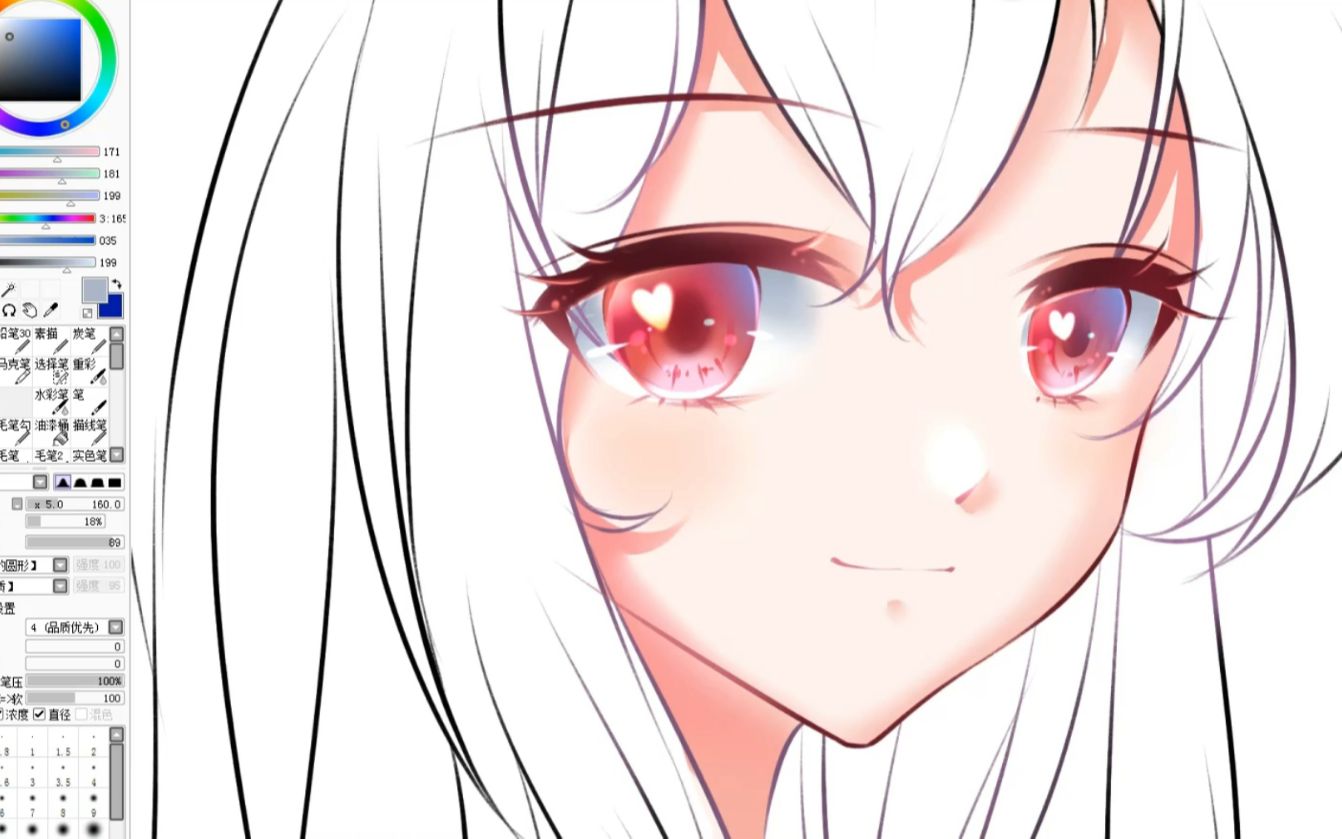 【sai新手上色教程】百年专治眼疾老字号,超实用的板绘眼睛教程 大佬...