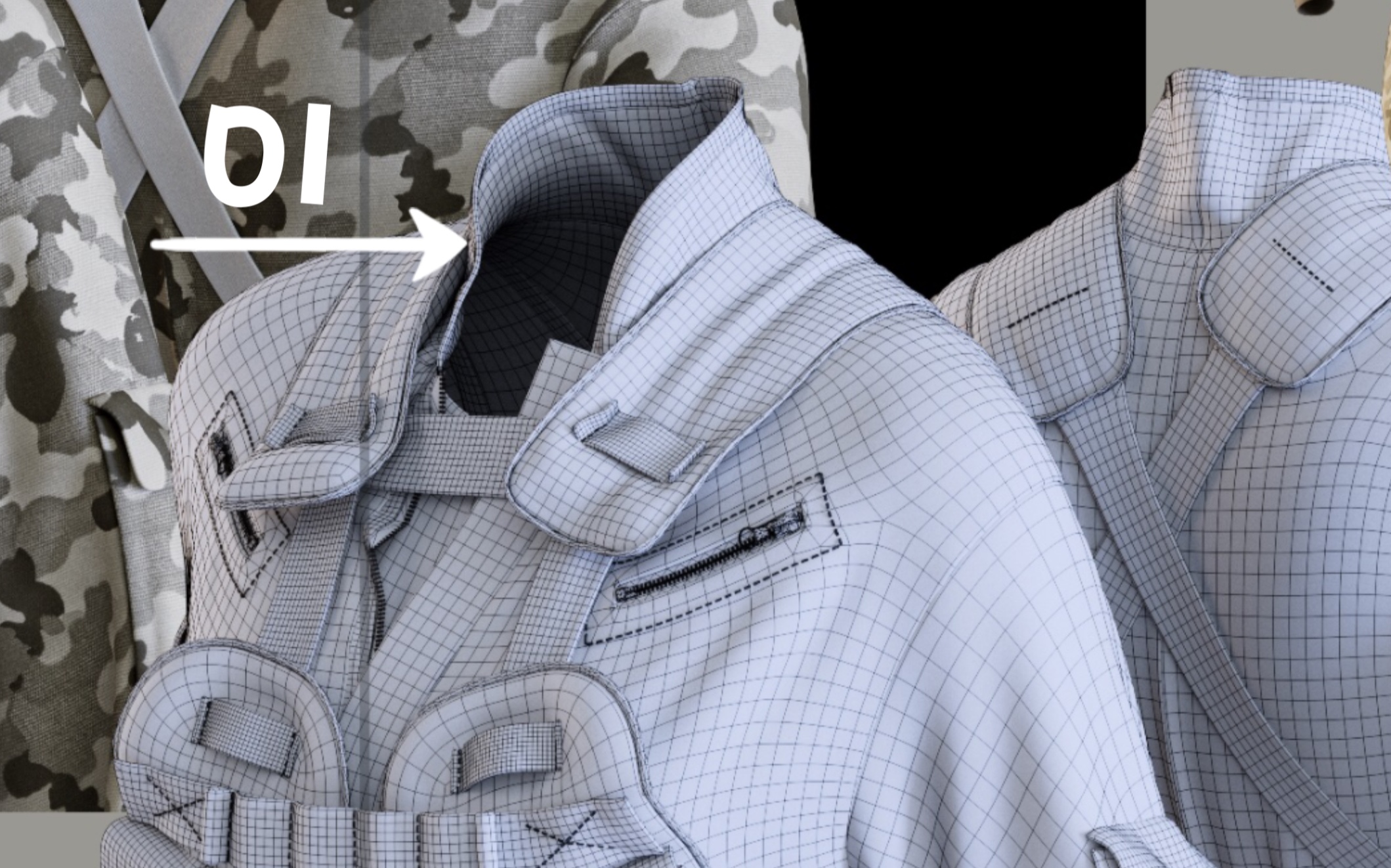 Marvelous Designer(MD)衣服到C4D重拓流程_实现MAYA的UV属性...