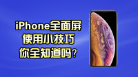 iphone全面屏使用小技巧, 各种手势操作和日常功能按键.你全知道吗?