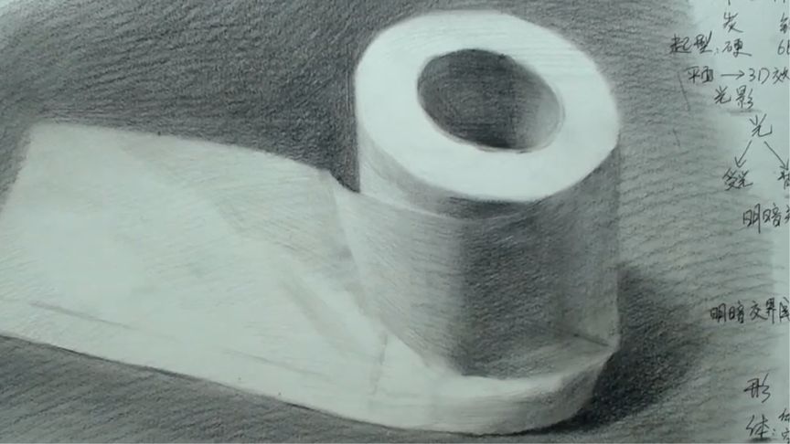 美院大佬教你基础的静物素描应该怎么表现质感!