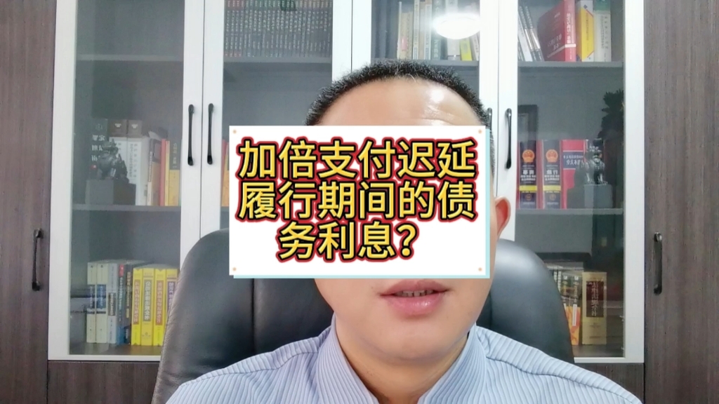 加倍支付迟延履行期间的债务利息
