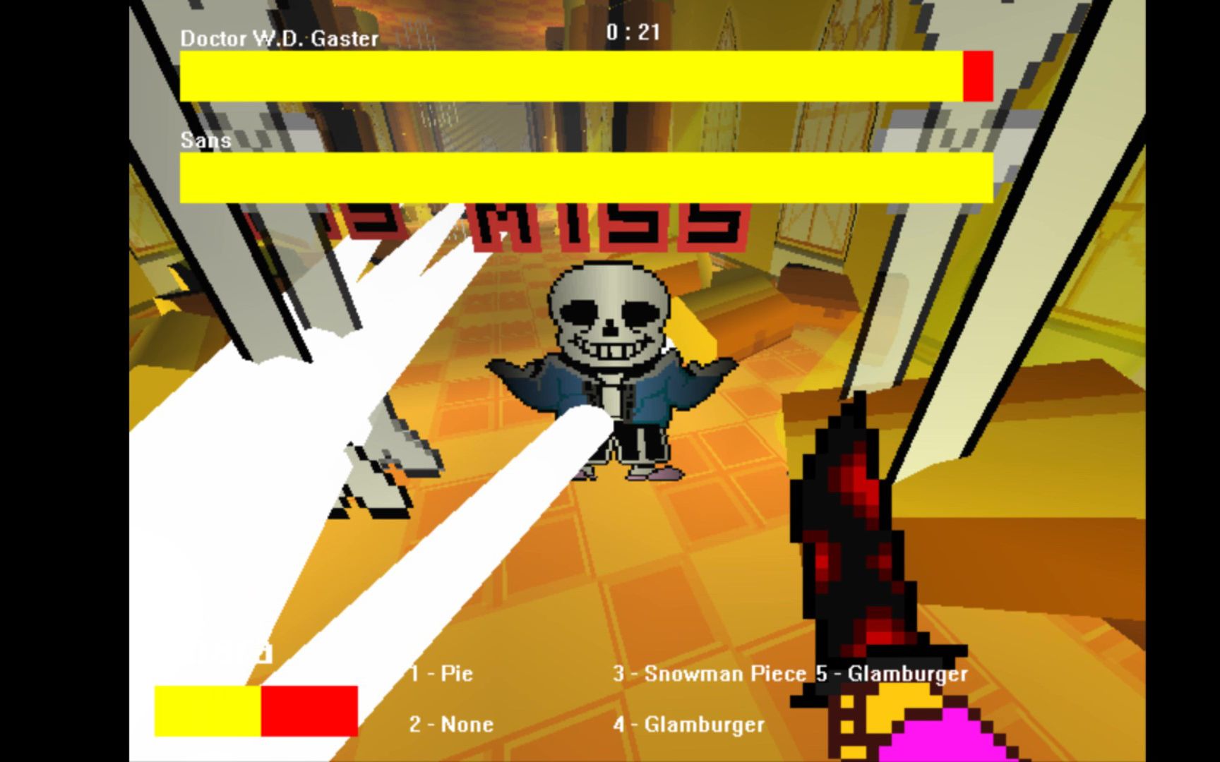 【传说之下3D版】sans g爹双审通关!