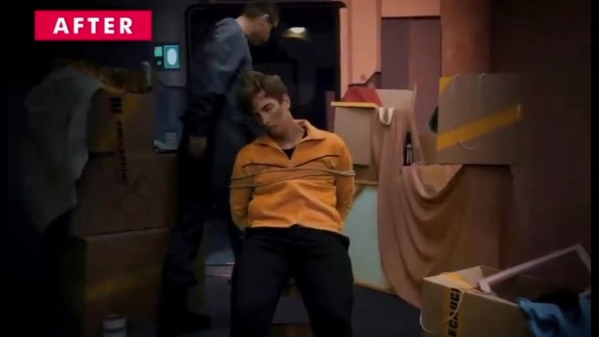 还原电影拍摄真相#摄影摄像 #绿幕抠像#虚拟演播室录制剪辑制作