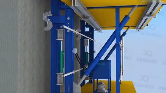 高层建筑液压式自爬模的安装方法及工作原理