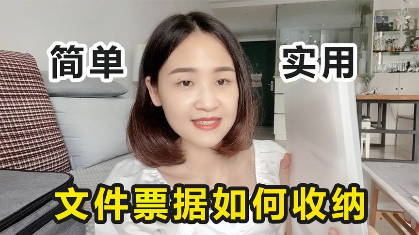 最简单最实用的文件票据收纳| 整理必备 再也不怕说明书找半天了