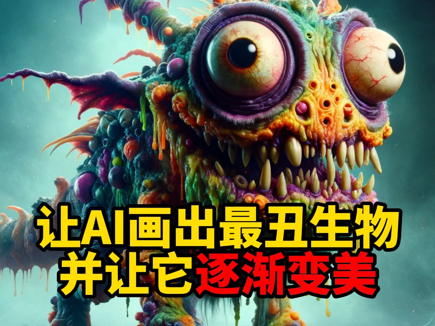 让AI画出最丑生物,并让它逐渐变美