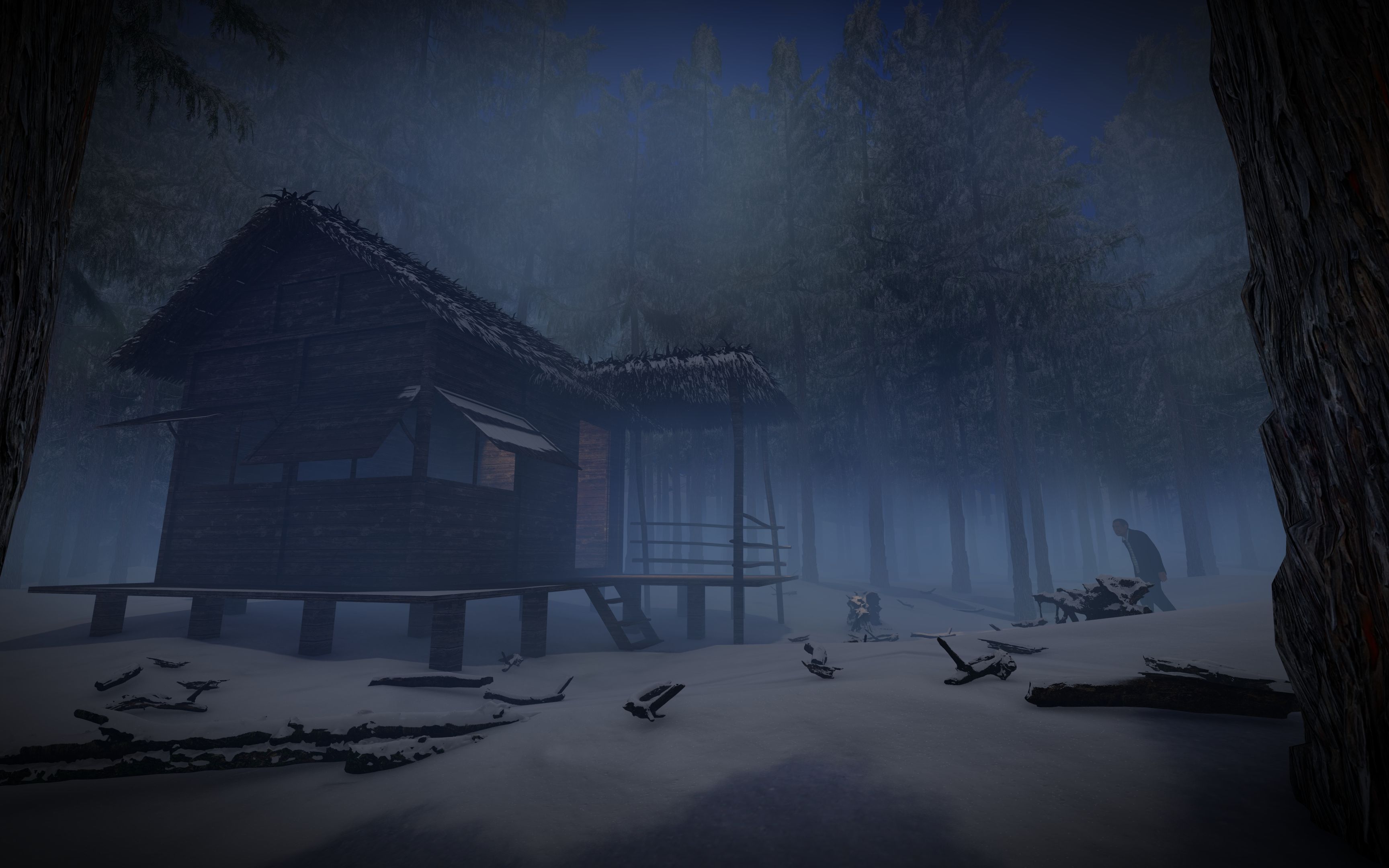 诡异深林游戏场景还可以这样3D建模渲染动画