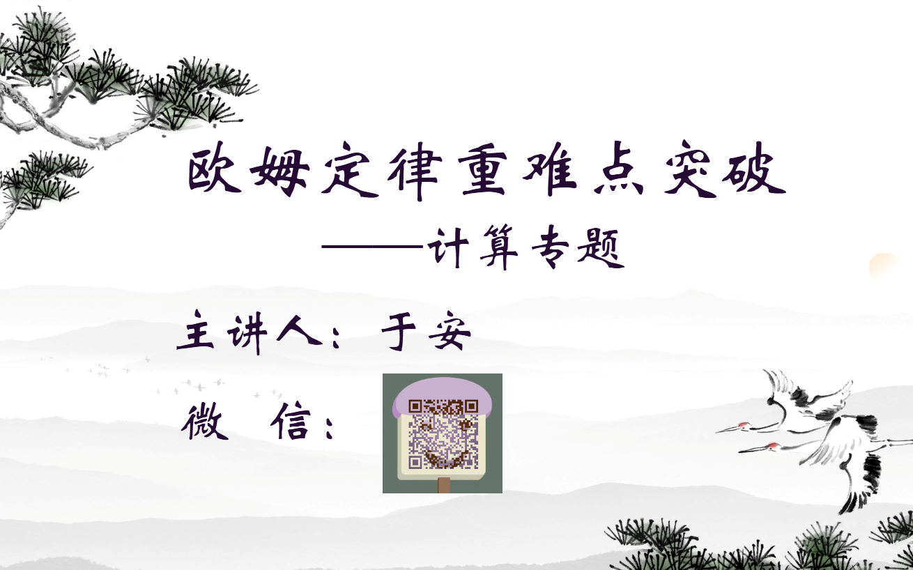 欧姆定律专题二