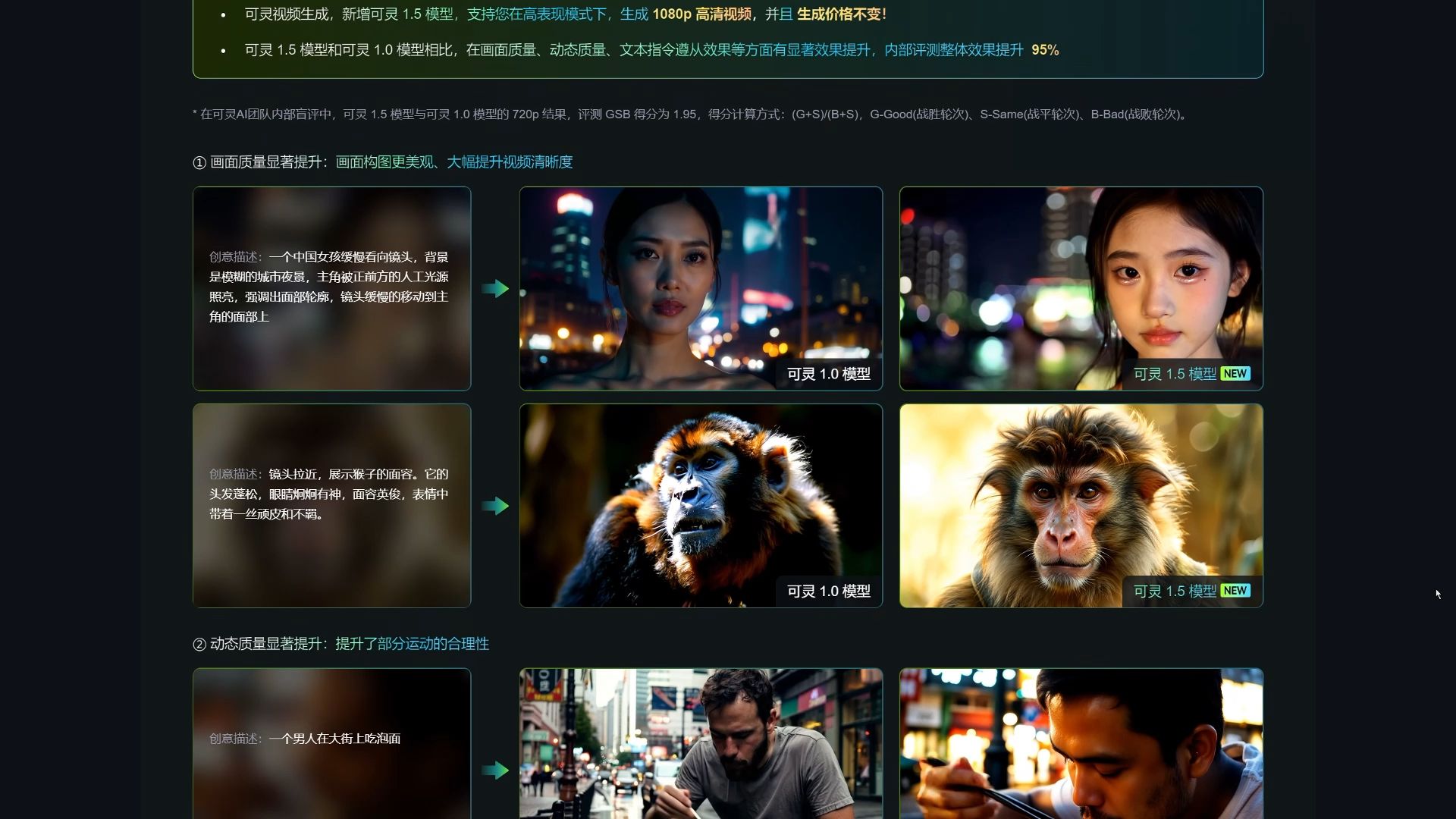 快手可灵:发布 1.5 全新版本和运动笔刷
