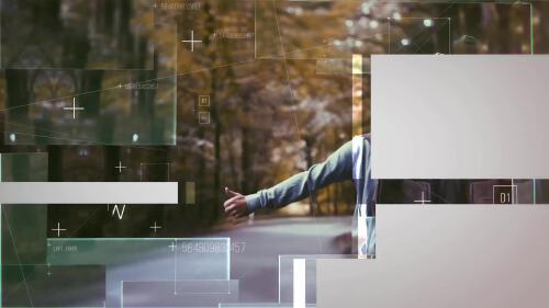 科技感三维视差附教程ae