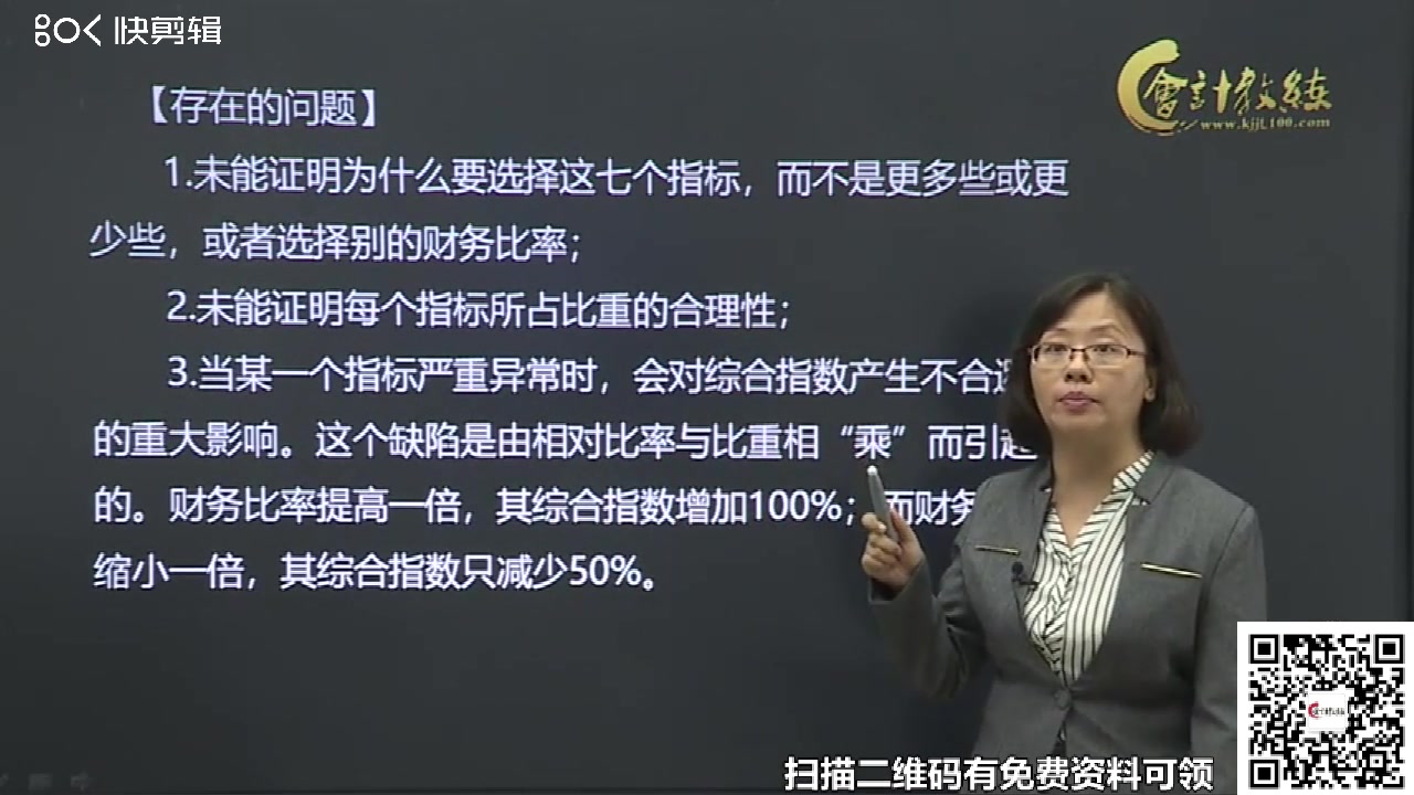 中级会计考证《财务管理》沃尔评分法