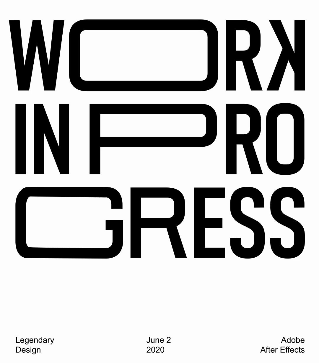 动态字体拉伸海报教程