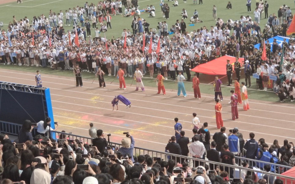 河南大学运动会之武术学校