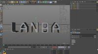 C4D中文教程——C4D个性字体设计 C4D动画效果演示