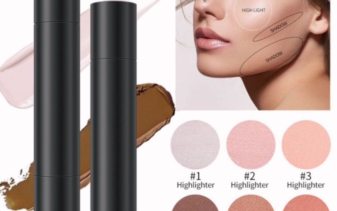 Madihah彩妆提亮双头高光修容棒代加工OEM贴牌,立体脸部遮瑕修容...