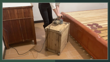 旧家具改造|打磨机选择这个打磨机是我做了好久的攻略买的(主要原因...